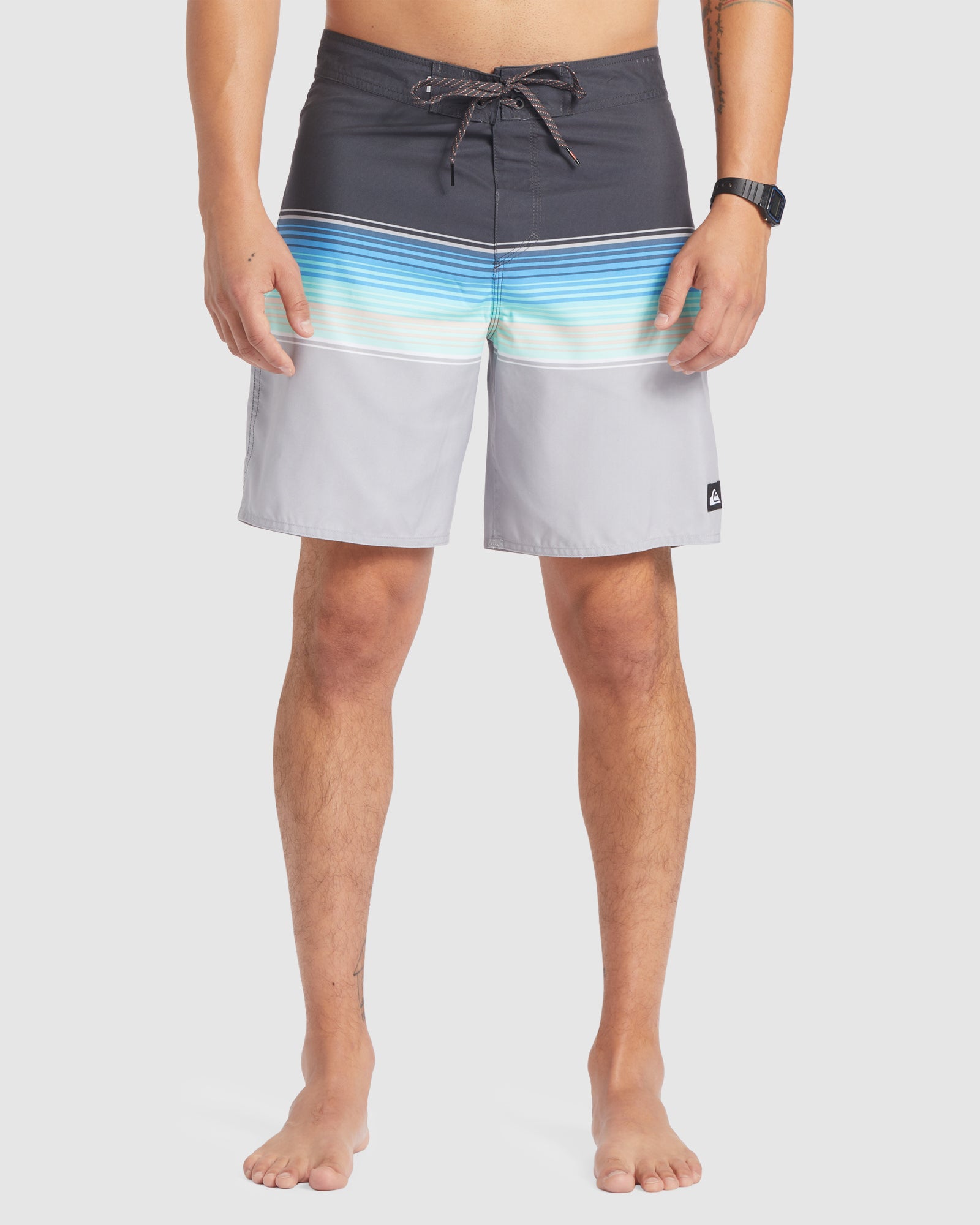 Mens Everyday Swell Vision 18" Boardshorts - TARMAC | Quiksilver