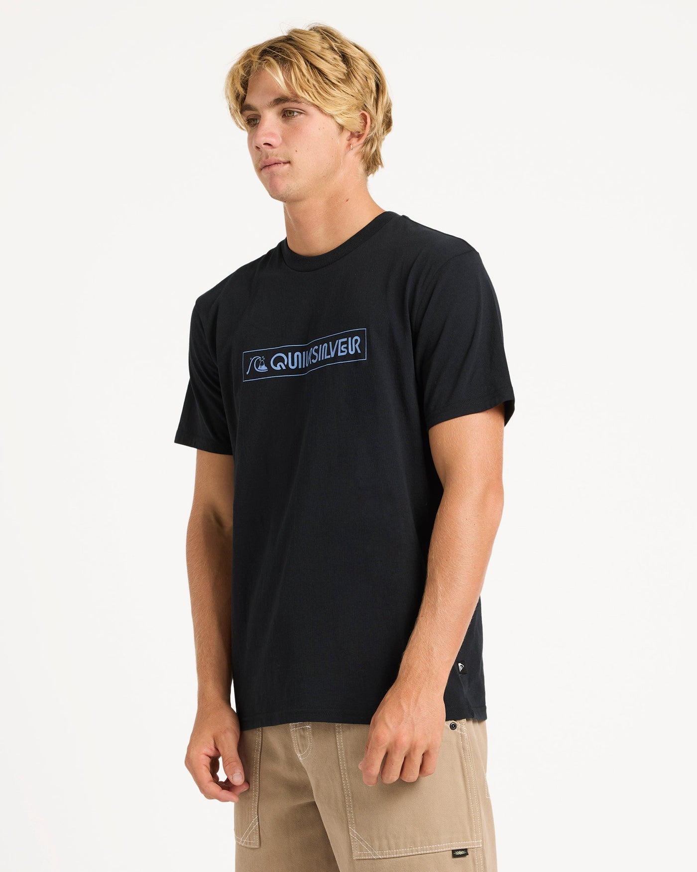 Mens Qs Box T-Shirt – Black – Quiksilver AU