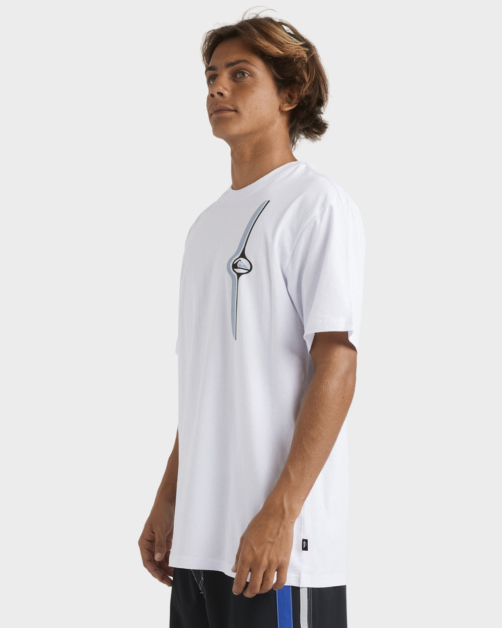 Mens Stringer Band T-Shirt – White – Quiksilver AU