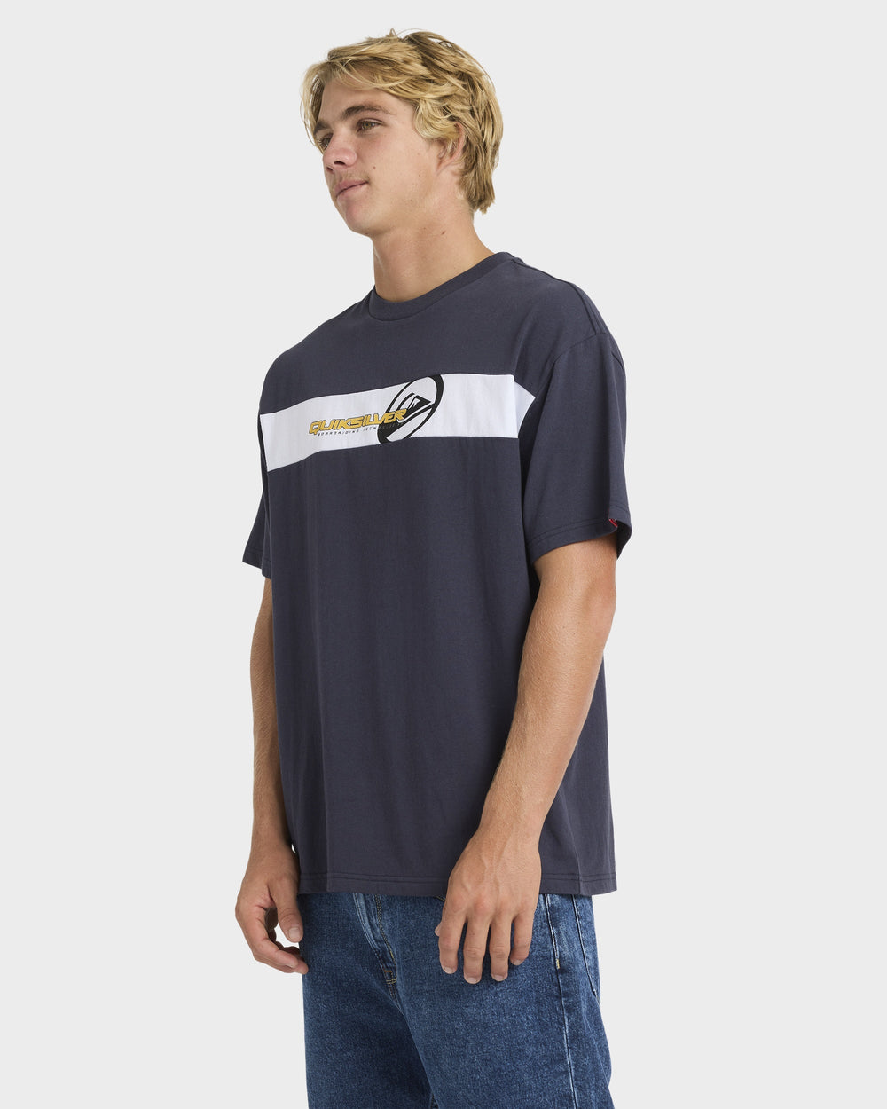 Mens Tilt Panel Knit T-Shirt – Quiksilver