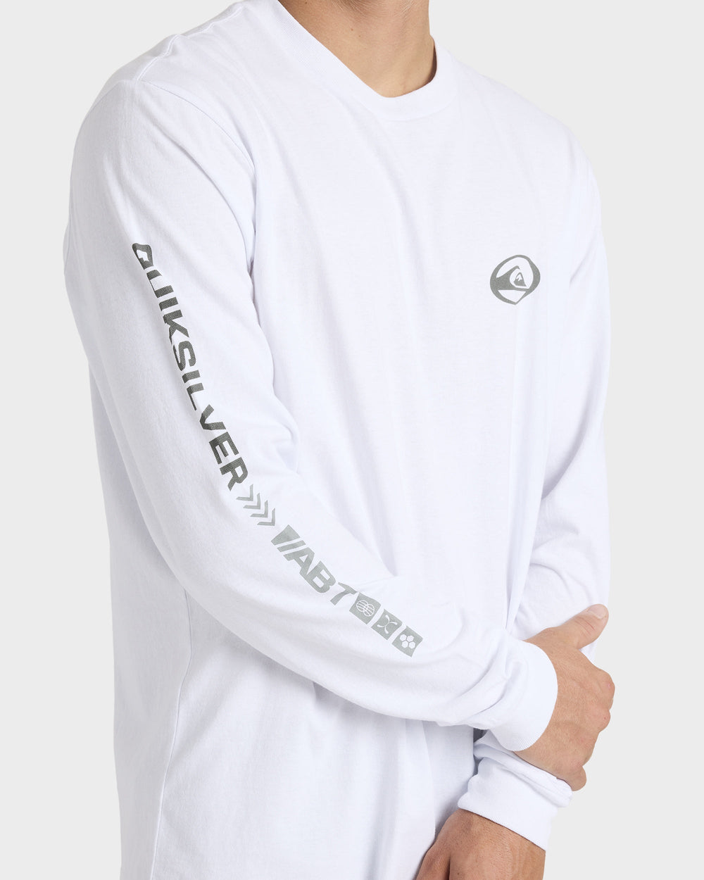 Mens Quik ABT Long Sleeve T-Shirt – White – Quiksilver AU