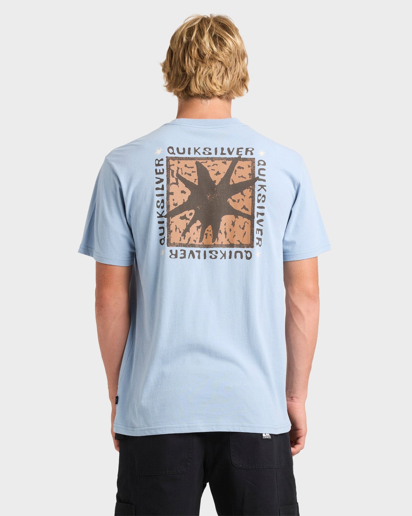 Mens Base Connection T-Shirt – Ashley Blue – Quiksilver AU