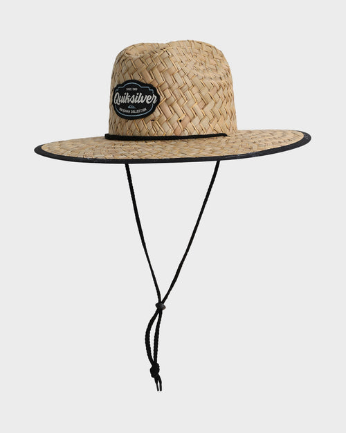 Mens Outsider Waterman Straw Hat – Black – Quiksilver AU