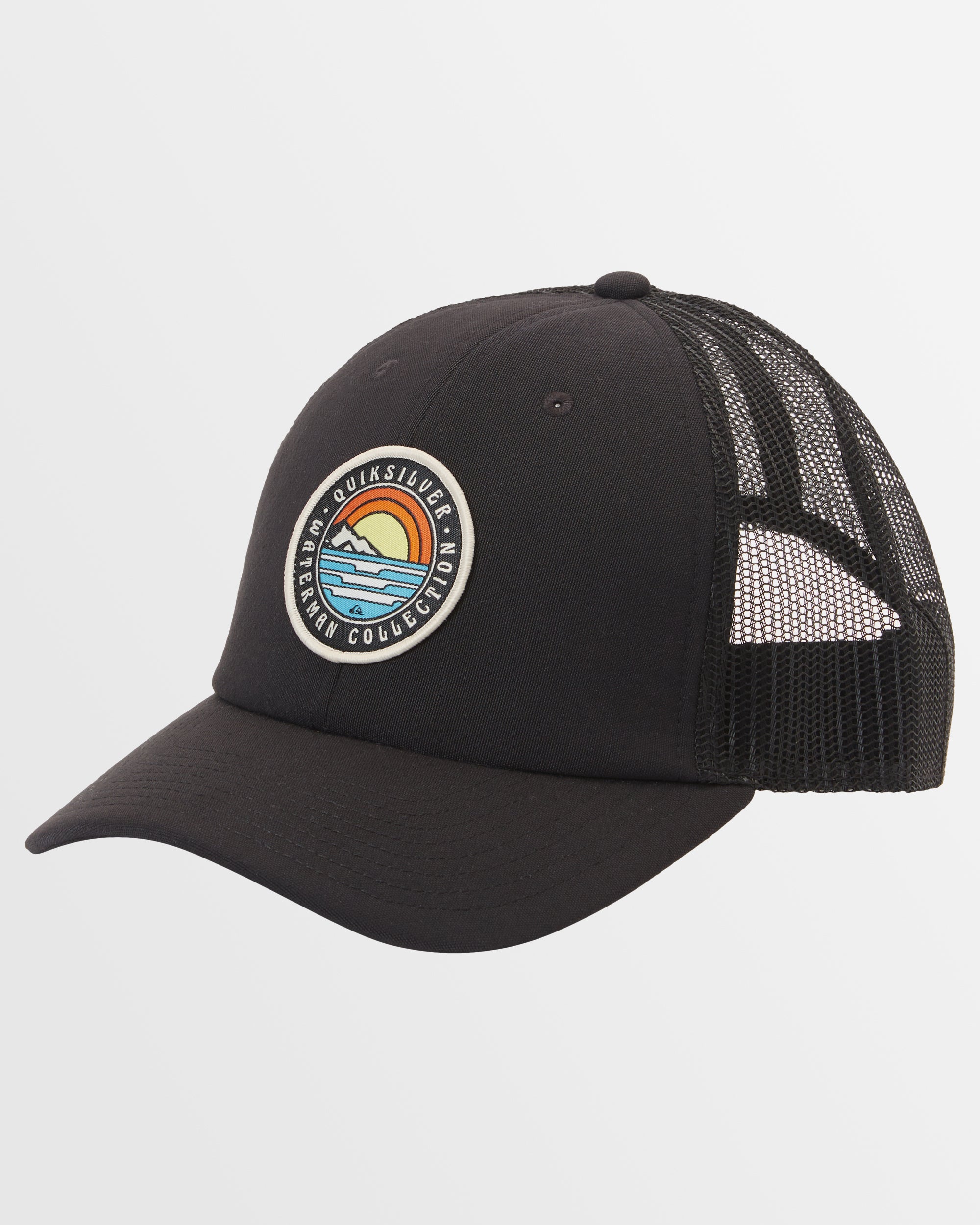 Mens Hook Minded Trucker Cap - JET BLACK | Quiksilver