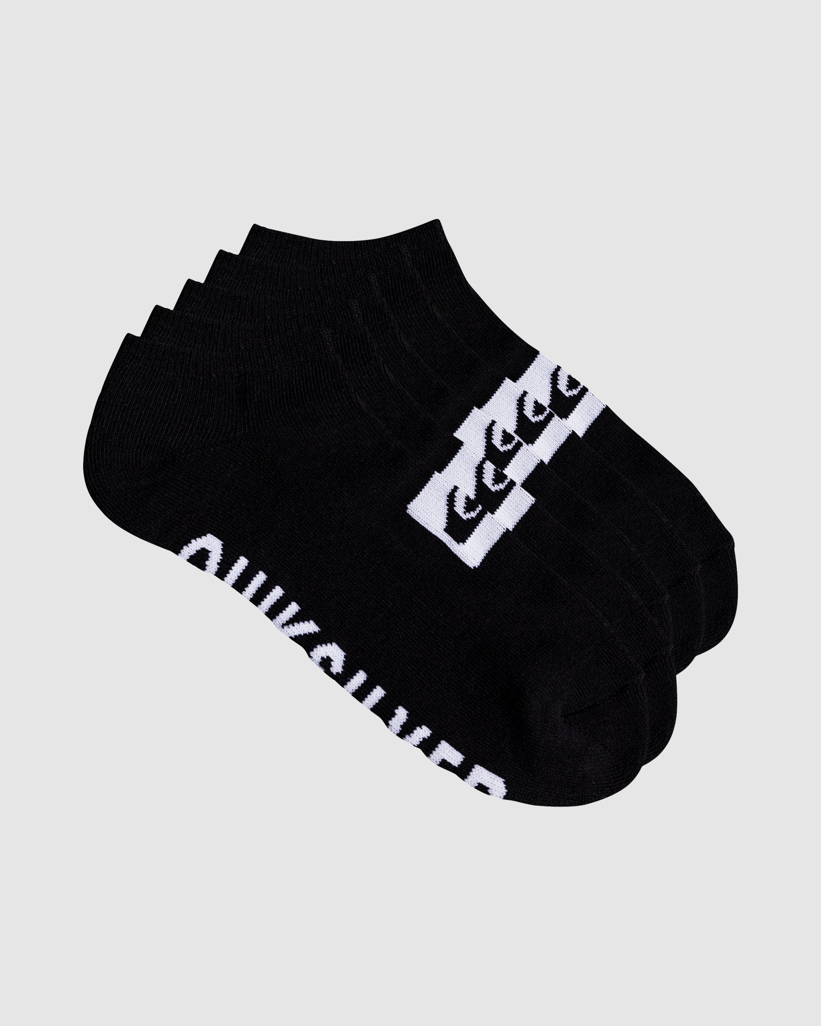 Mens 5 Pack Ankle Socks - BLACK | Quiksilver