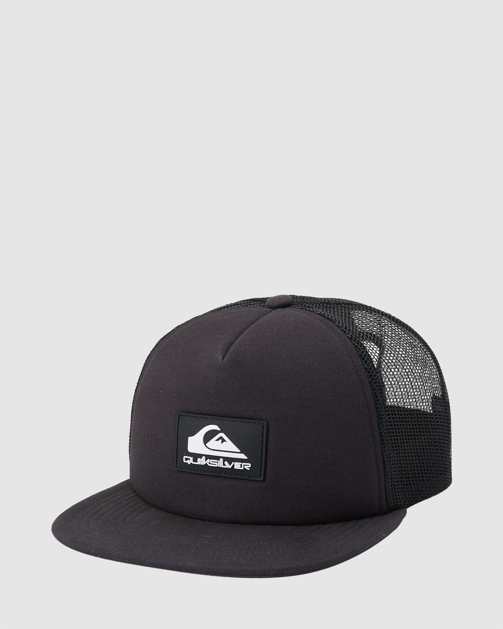 Mens Omnipotent Snapback Cap - BLACK | Quiksilver