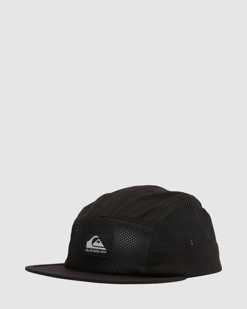 Mens Camp Stacker Camper Cap - BLACK | Quiksilver