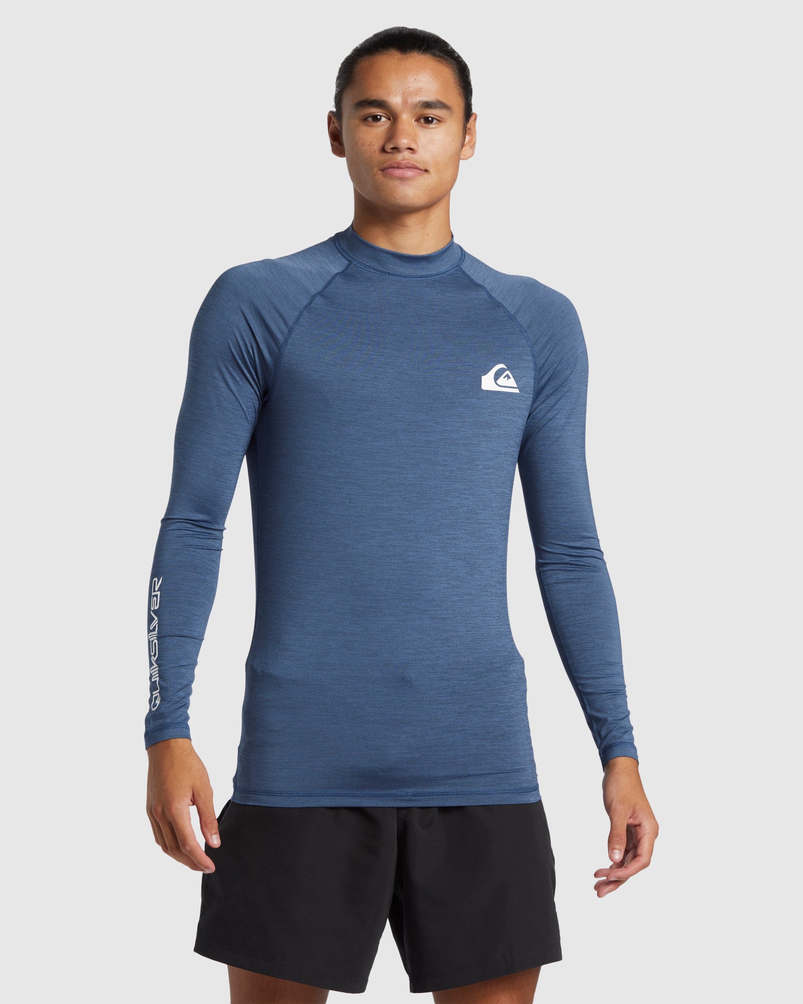 Mens Everyday Long Sleeve Upf 50 Surf T-Shirt - VINTAGE INDIGO HEATHER ...