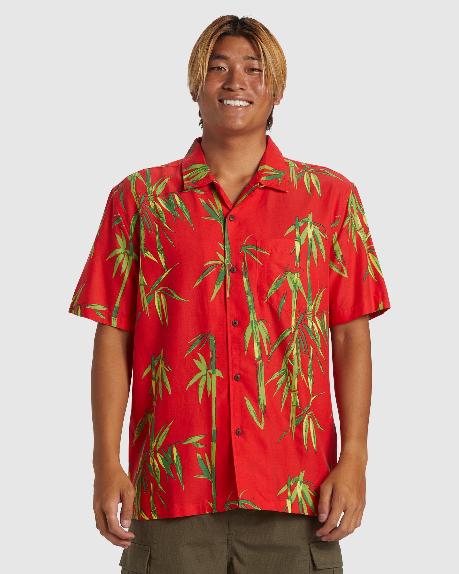 Mens Bamboo DNA Island Short Sleeve Shirt - SALSA DNA AOP BETTER SS ...