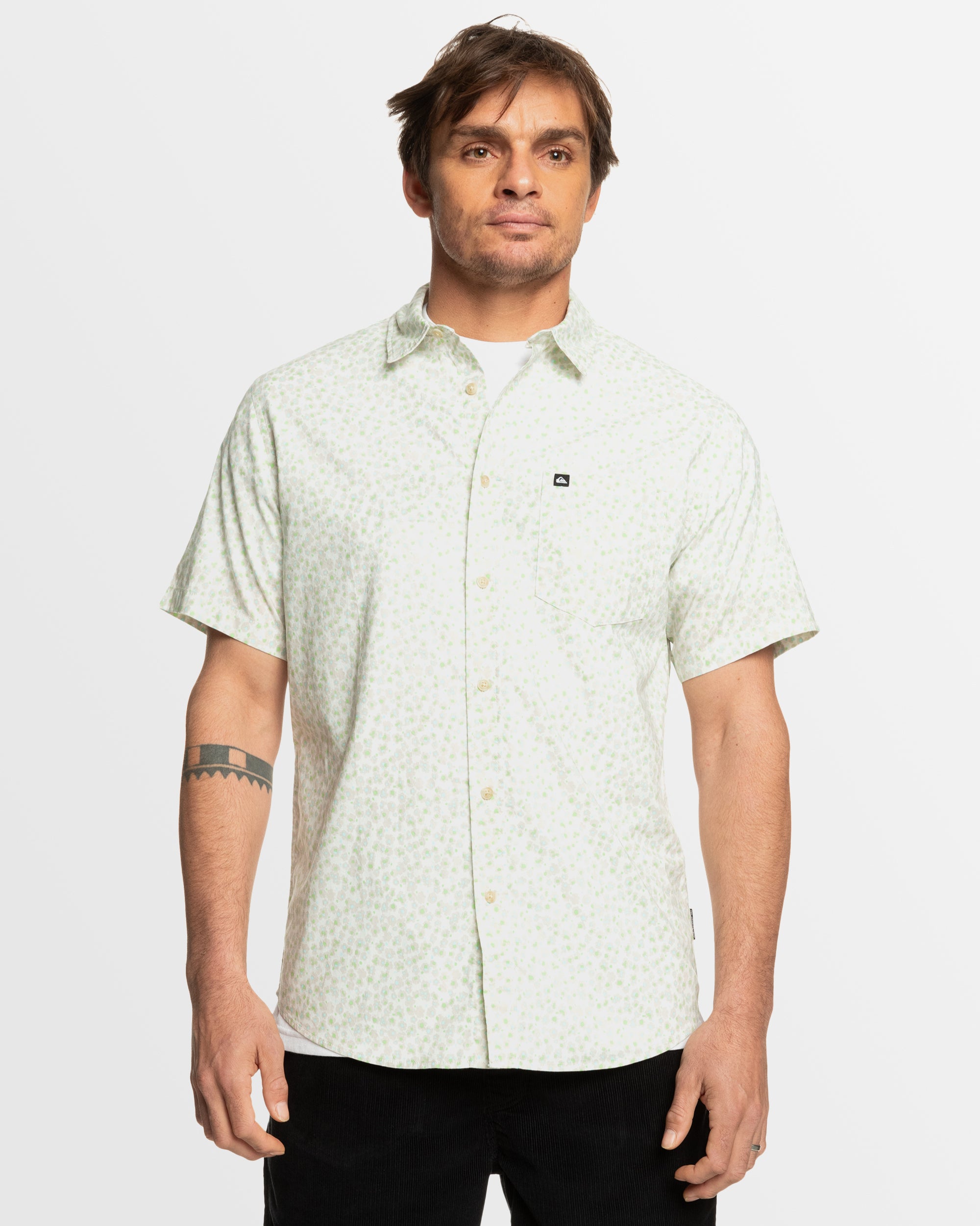 Mens Apero Classic Shirt - APERO WIND CHIME SS | Quiksilver