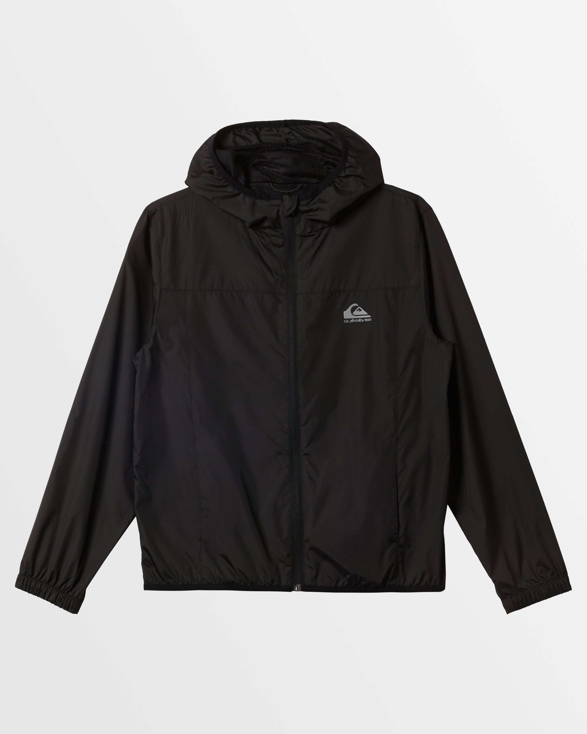 Boys 8-16 Overcast Hooded Windbreaker Jacket - BLACK | Quiksilver
