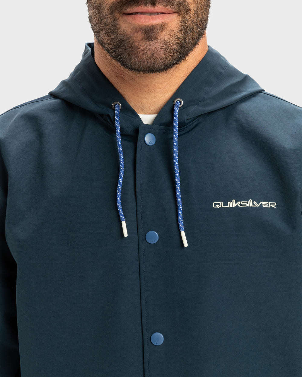 Mens Rain Cloud Hooded Waterproof Jacket – Dark Navy – Quiksilver AU