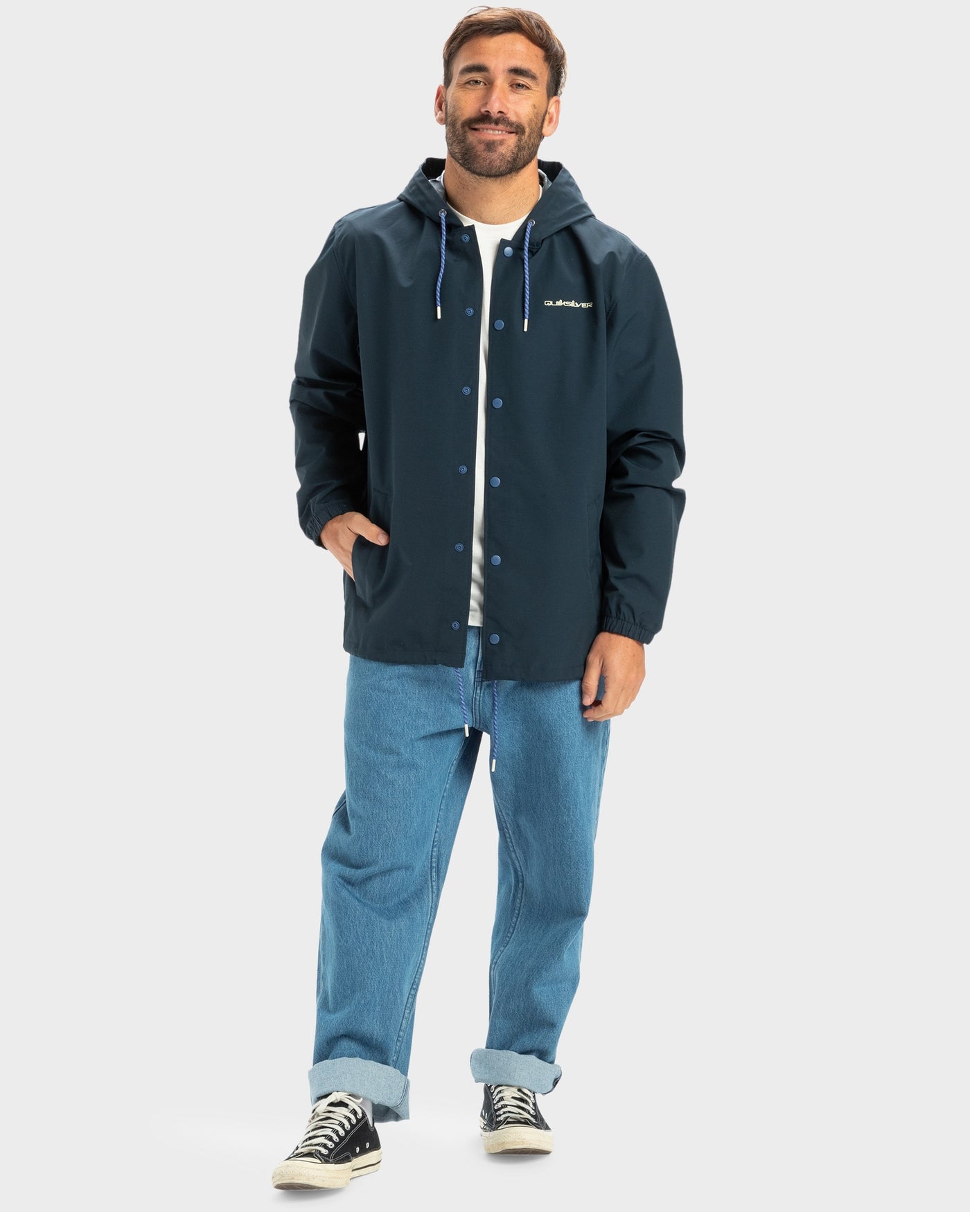 Mens Rain Cloud Hooded Waterproof Jacket – Quiksilver