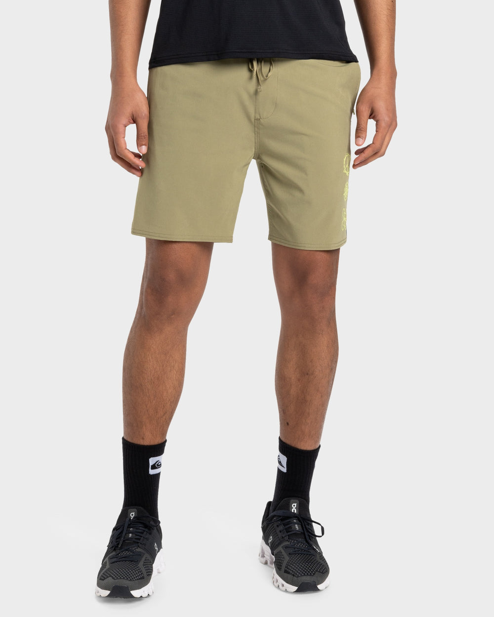 Mens Omni Training 17" Amphibian Sport Shorts – Aloe – Quiksilver AU