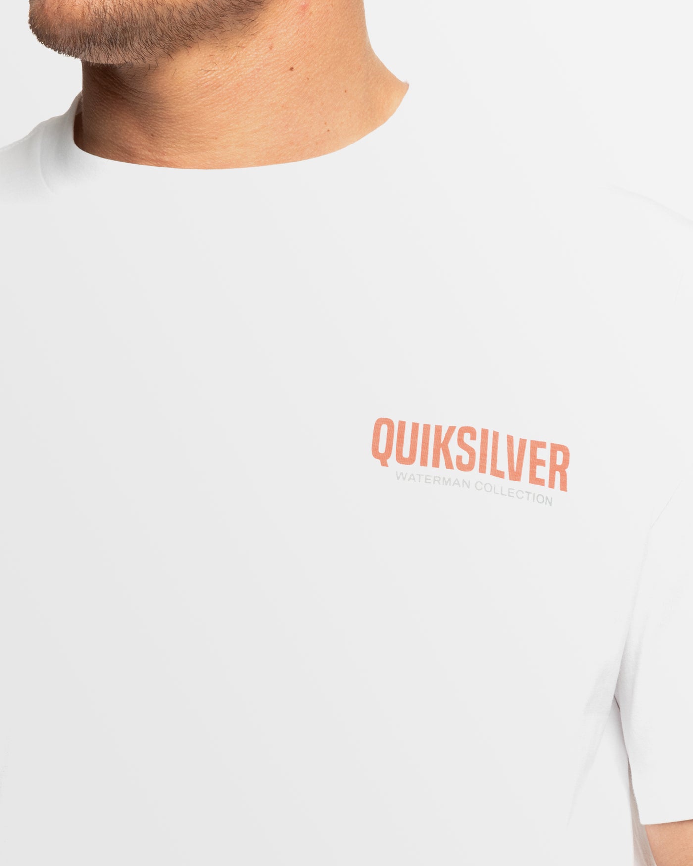 Mens Blue Fin T-Shirt – White – Quiksilver AU