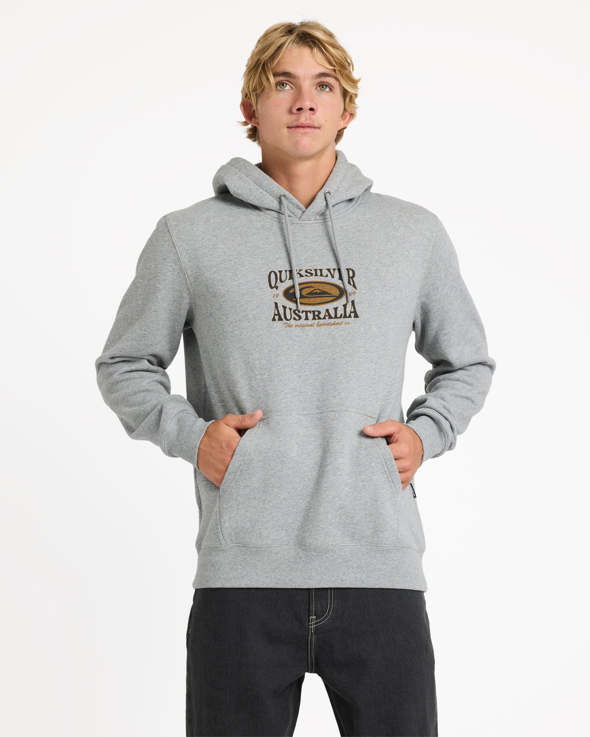 Mens Retro Lock Up Pullover Hoodie – Quiksilver