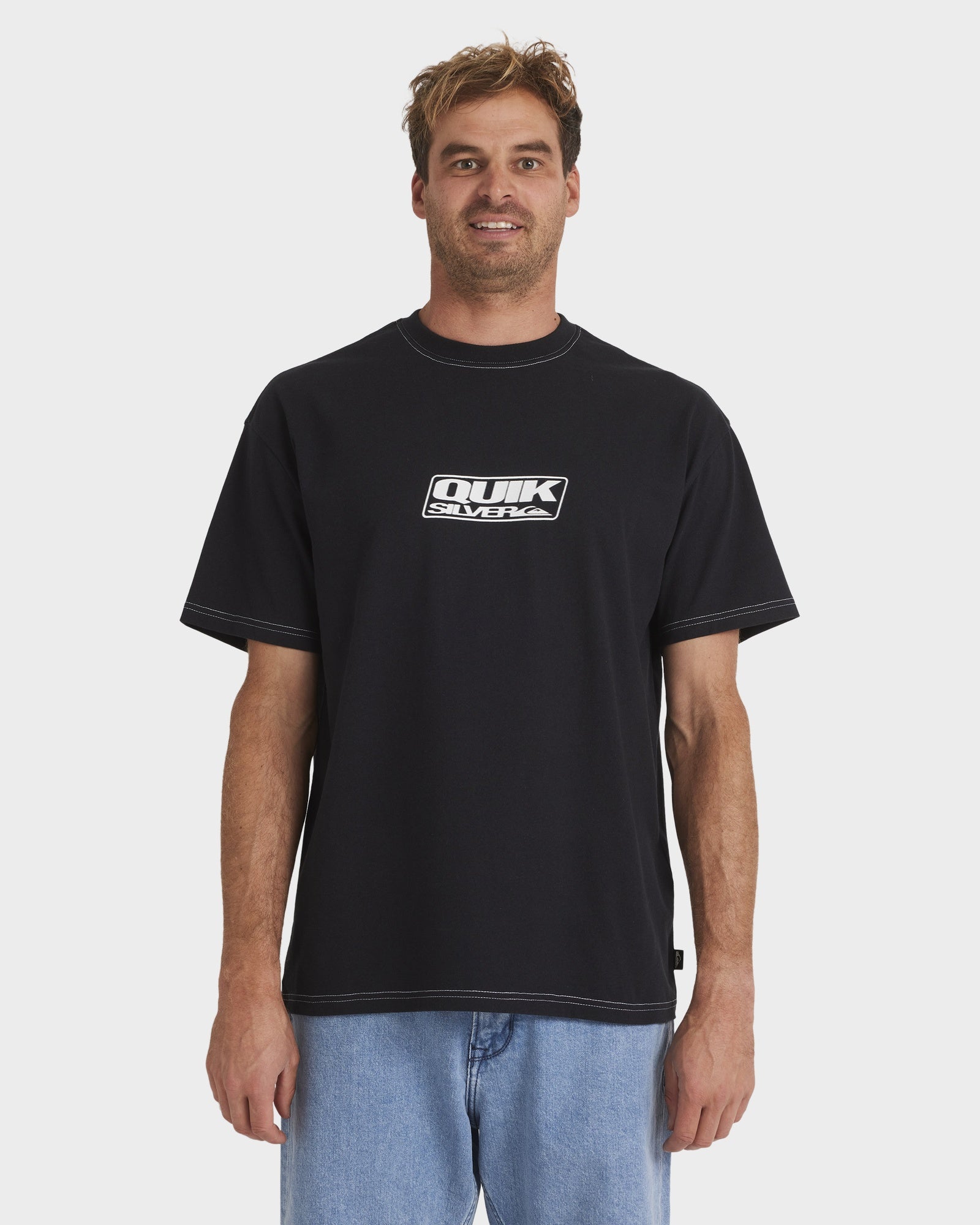 Mens Command T-Shirt - BLACK | Quiksilver